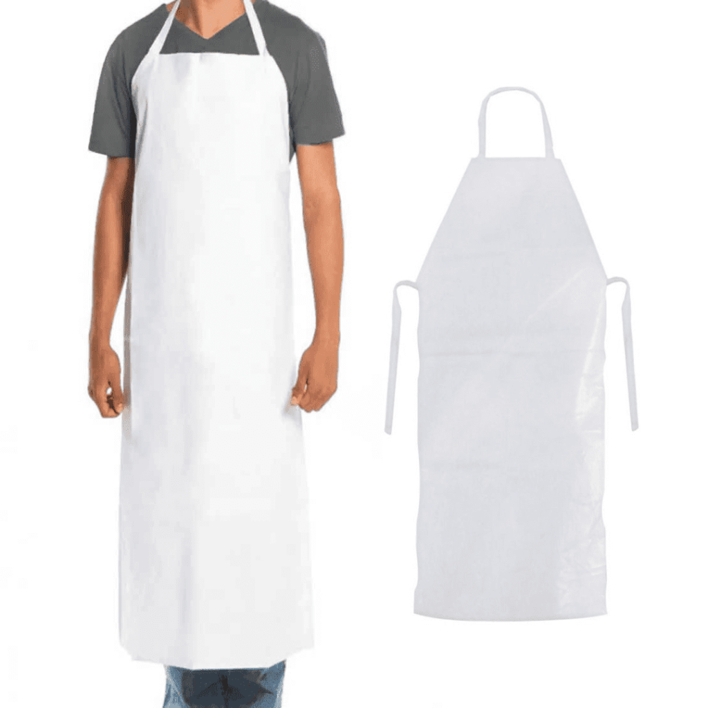 Avental de Segurança em PVC Branco - Proteção Eficiente contra ...